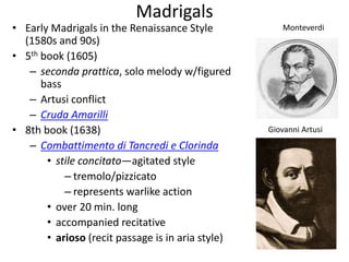 Power point 11: Early Baroque Music | PPTX