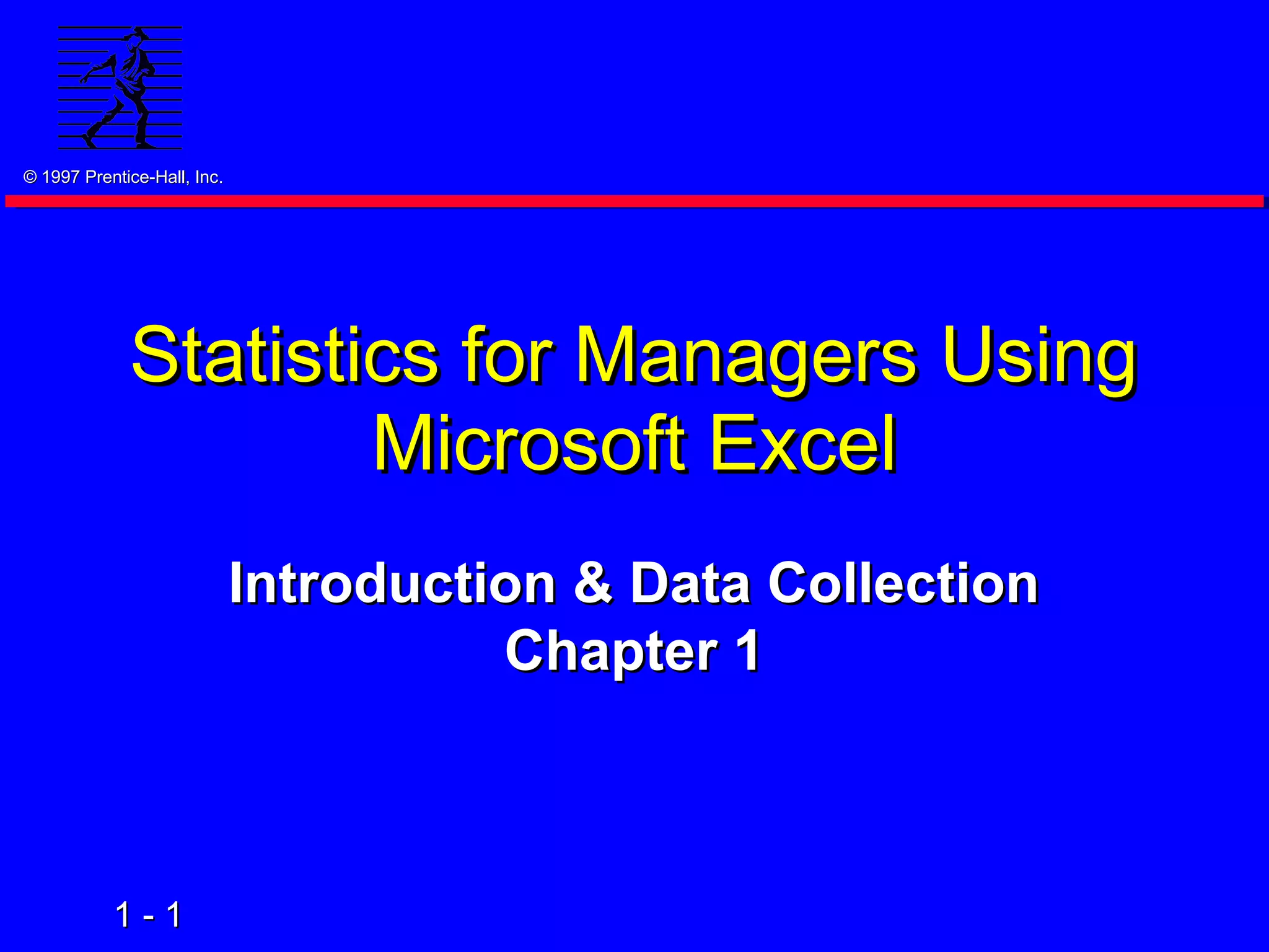 Statistics for Managers Using Microsoft Excel | PPT