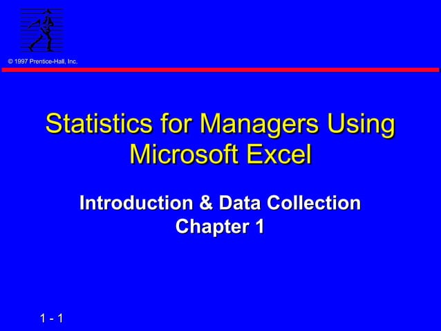 Statistics for Managers Using Microsoft Excel | PPT | Science