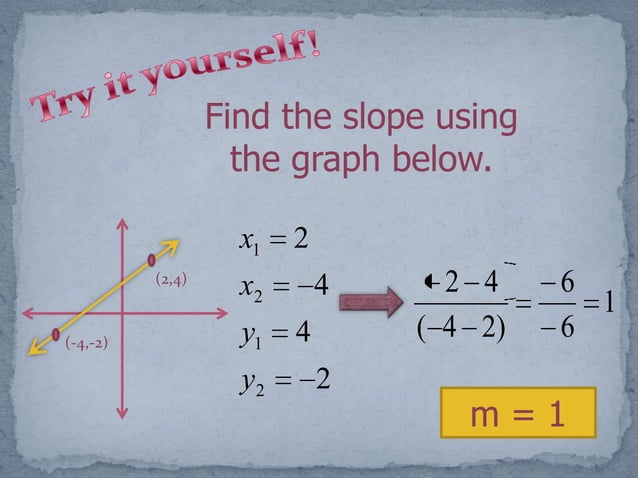 Finding Point-Slope Equations | PPT