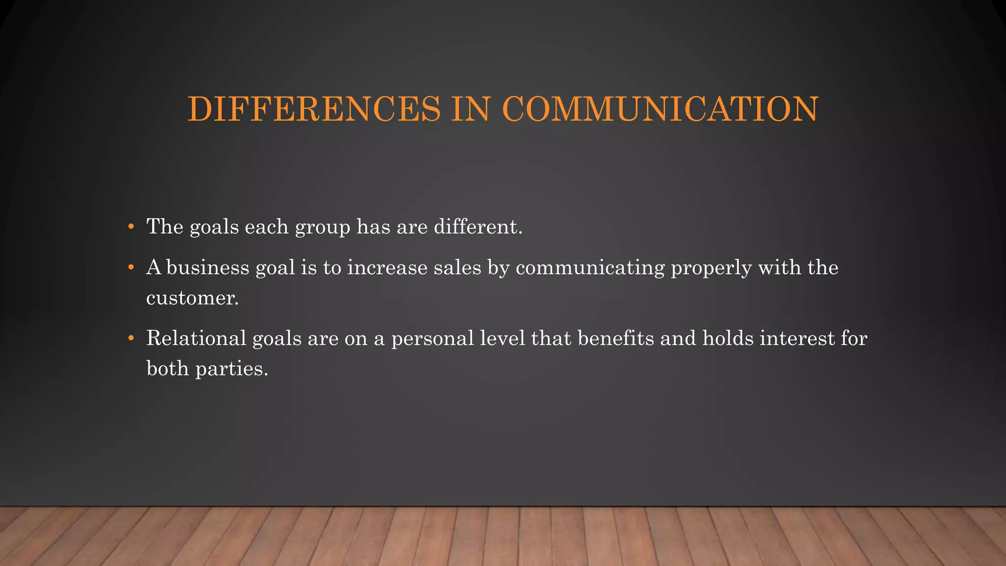 Difference in Communcation | PPTX