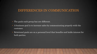 Difference in Communcation | PPTX