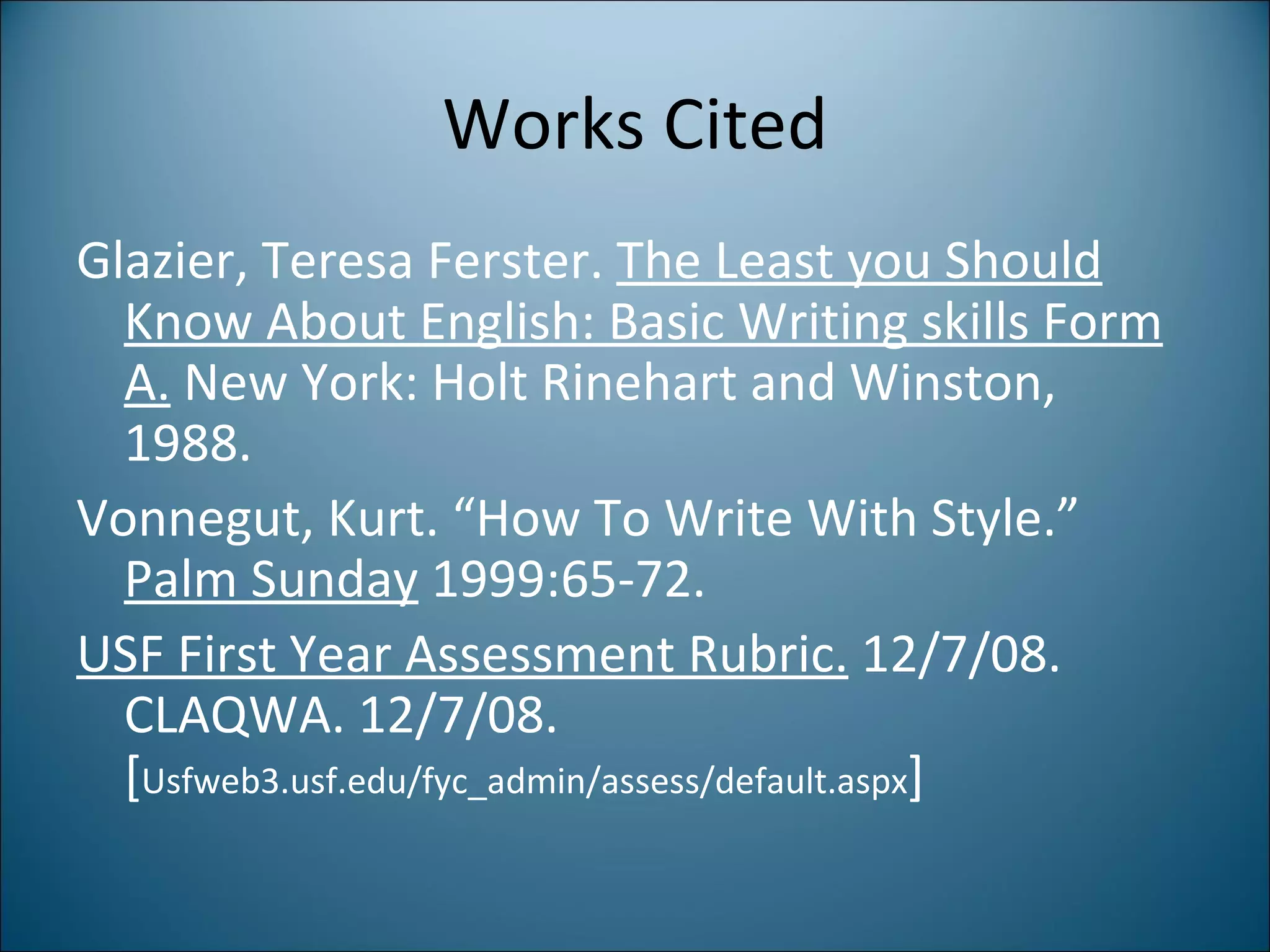 Wordiness and Cliche | PPT