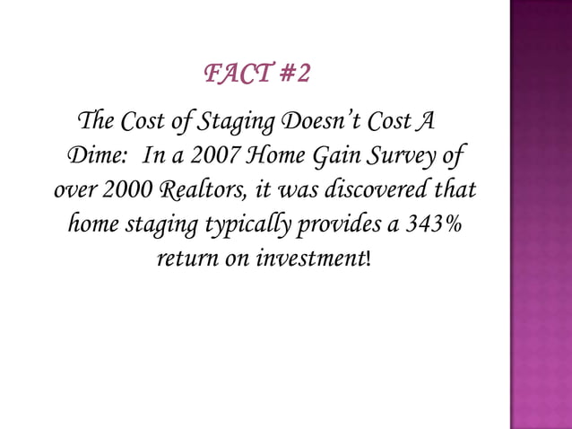 Staging Facts | PPTX