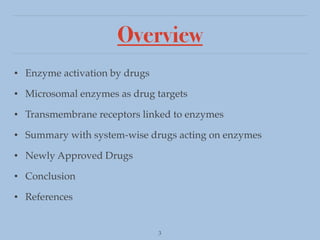 Targets of drug action: Enzymes | PDF