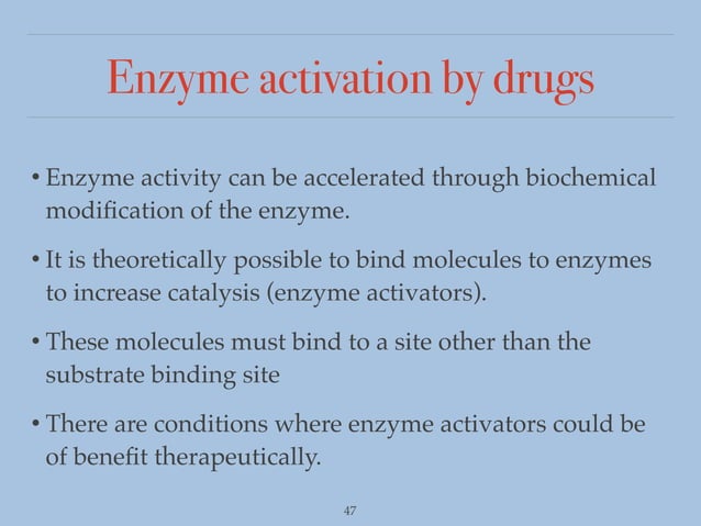 Targets of drug action: Enzymes | PDF