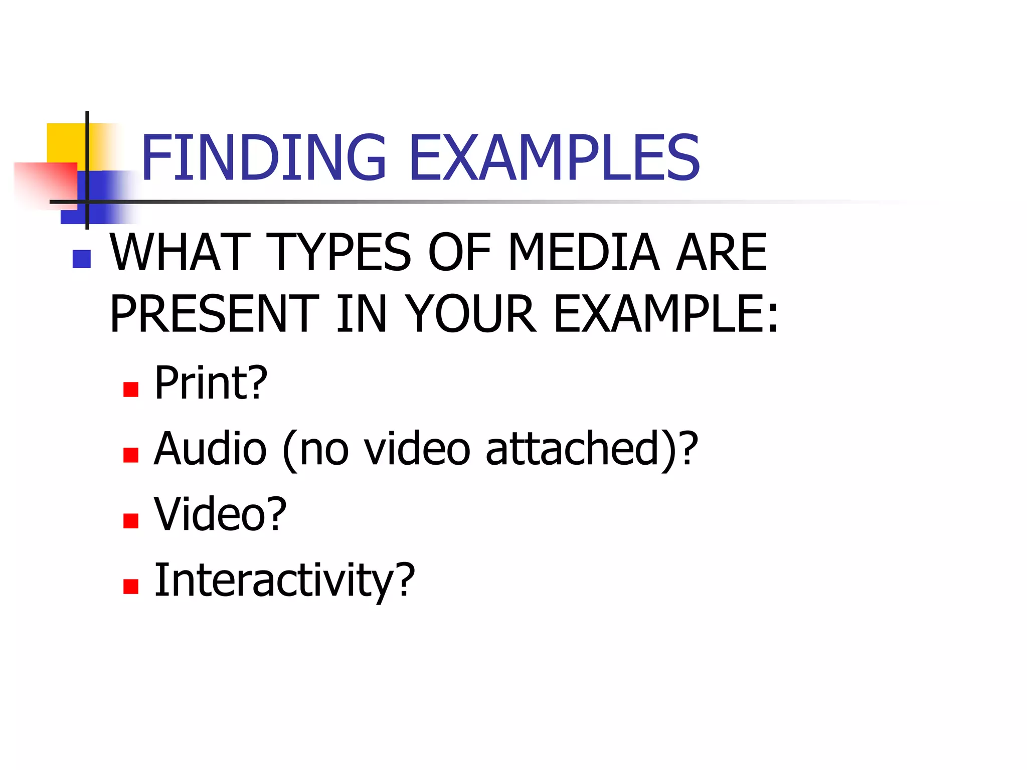COMM 106-Multimedia Journalism Basics | PPTX