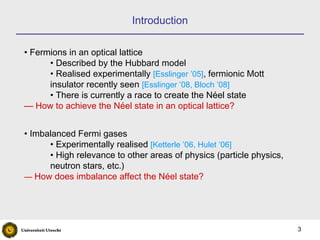 Strongly interacting fermions in optical lattices | PDF