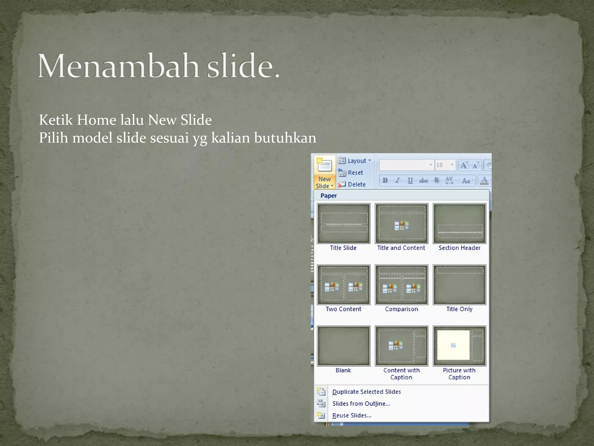 Cara Menggunakan Power Point 2007 | PPT