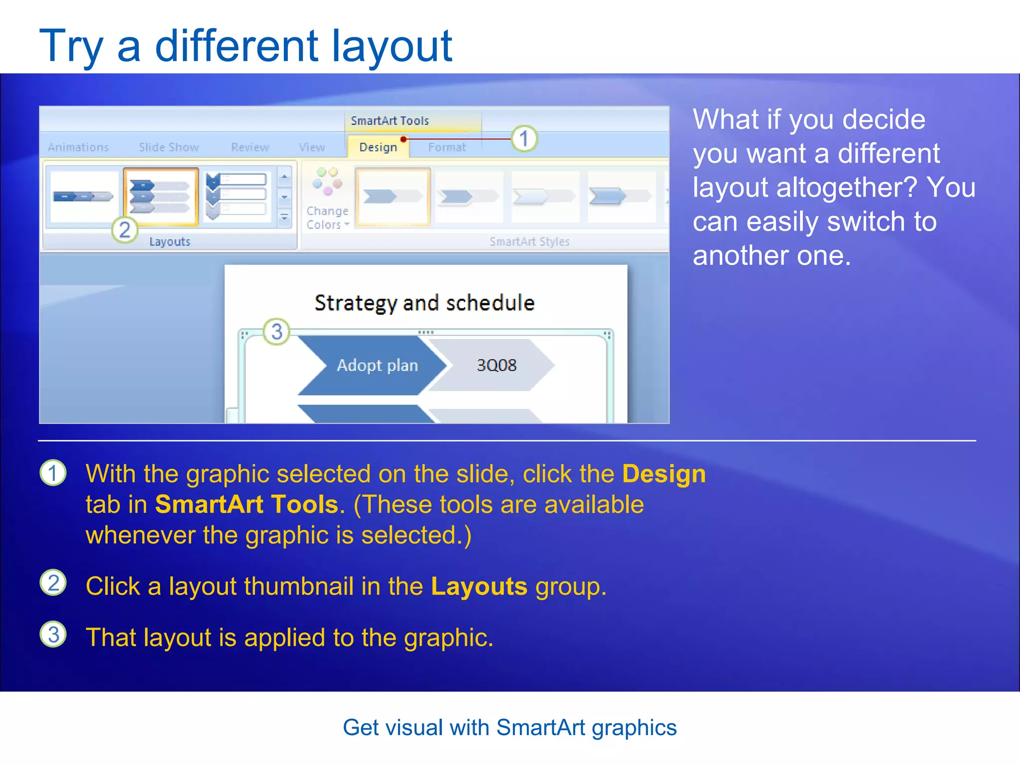 Power Point 2007-Get Visual With Smart Art Graphics | PPT