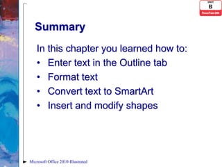 Powerpoint 2010 Unit B PPT | PDF | Desktop Publishing | Computer Software and Applications