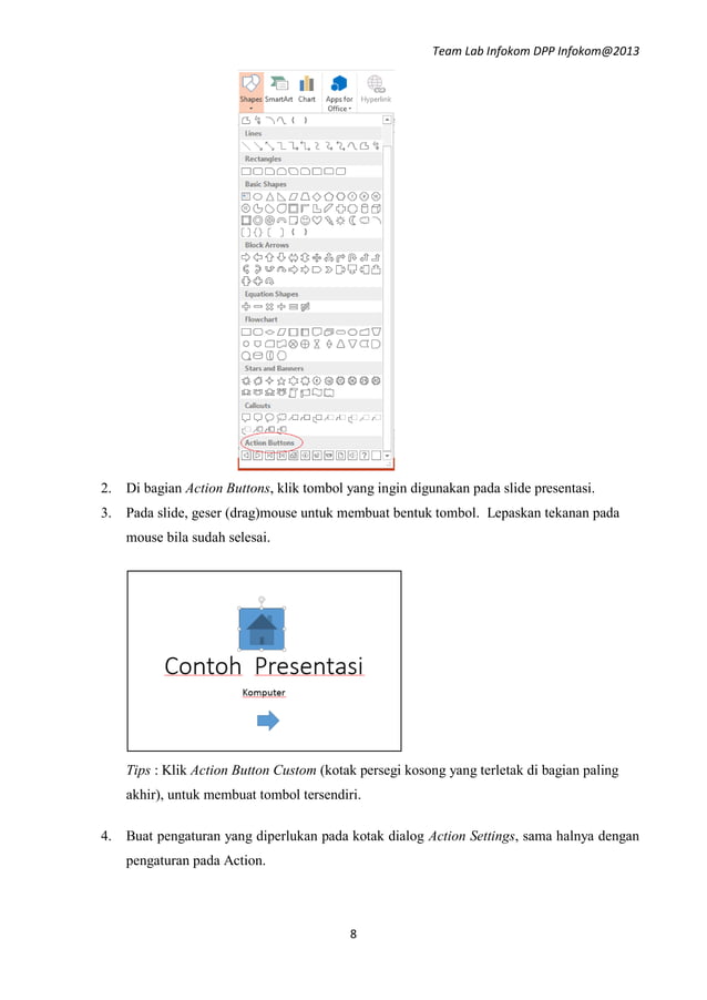 MODUL TUTORIAL POWERPOINT 2013 | PDF