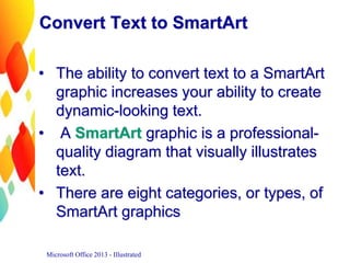 Power point 2013 illustrated unit b | PPT