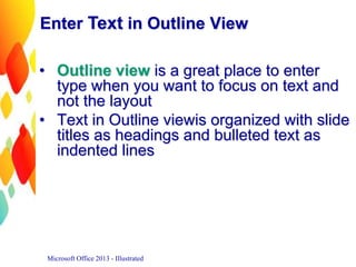 Power point 2013 illustrated unit b | PPT