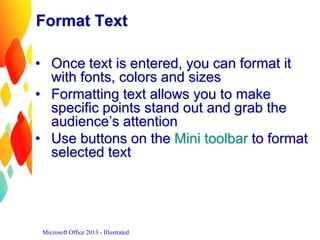 Power point 2013 illustrated unit b | PPT