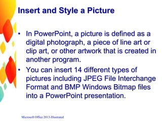 Power point 2013 illustrated unit c | PPTX