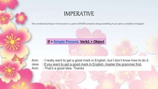 IF CLAUSE - CONDITIONAL SENTENCES PRESENTATION | PPTX