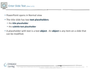 Power point 2016 module 1 ppt presentation | PPTX