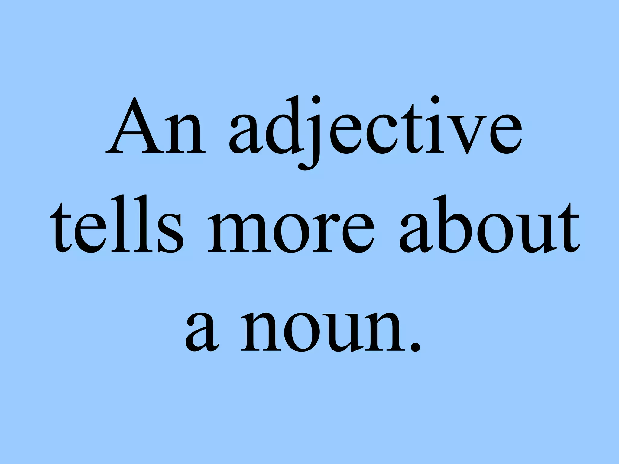 Powerpoint 21 adjective fun | PPT