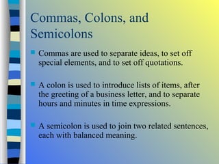 Powerpoint 23 commas | PPT