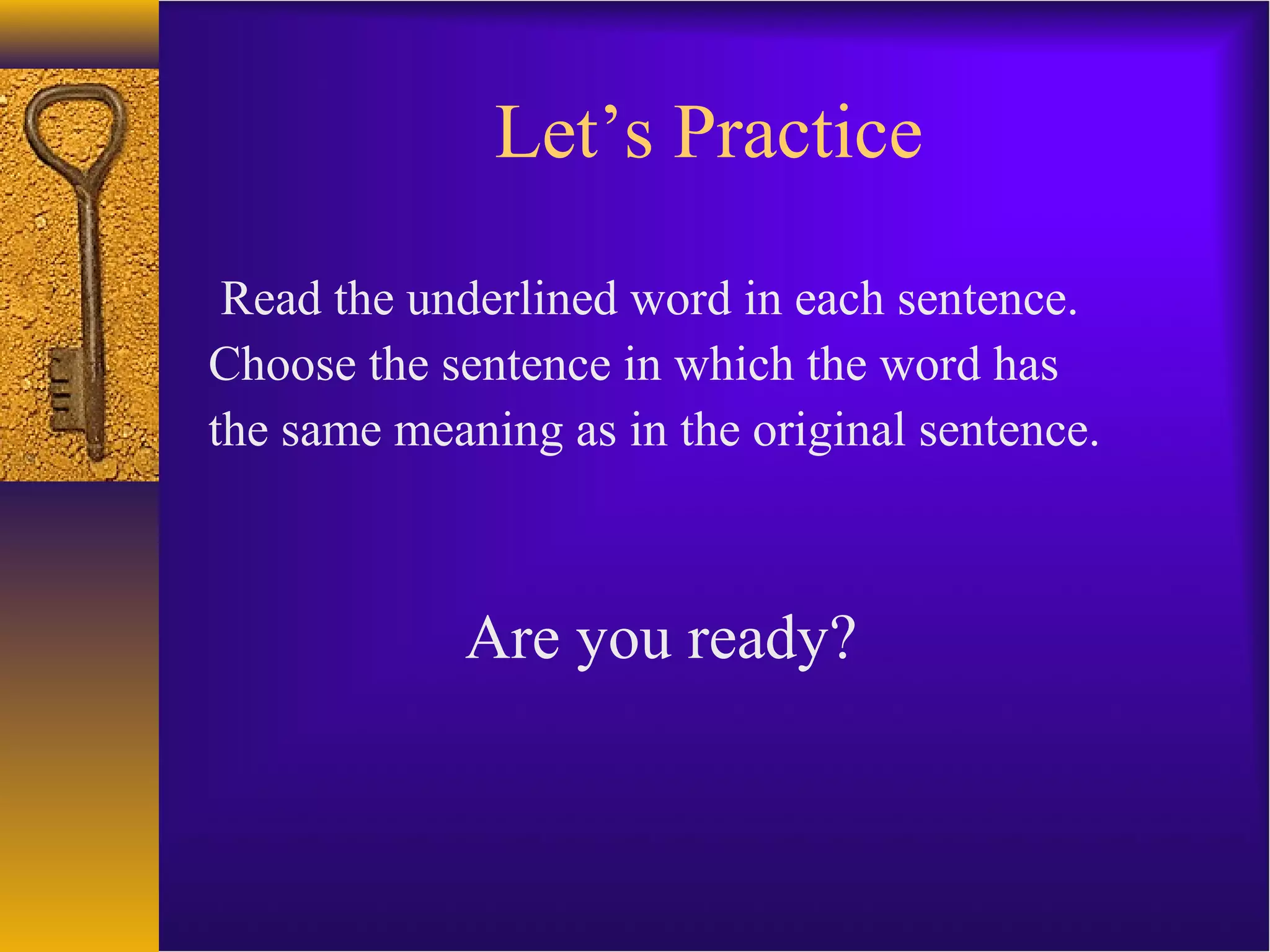 Powerpoint 27 multiple meanings | PPT