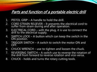 DIFFERENT TYPES OF ELECTRICAL POWER AND HYDRAULIC TOOLS | PPTX