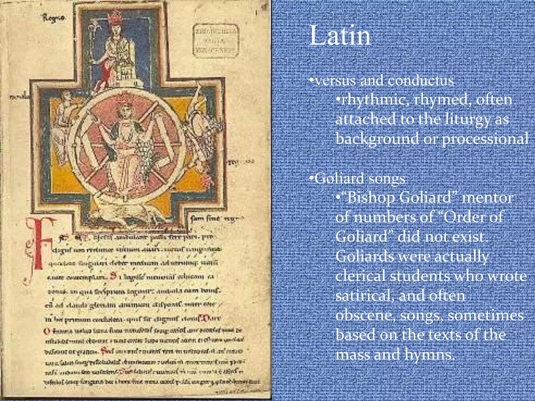 Power point 3: Medieval Secular Vocal Music | PPTX