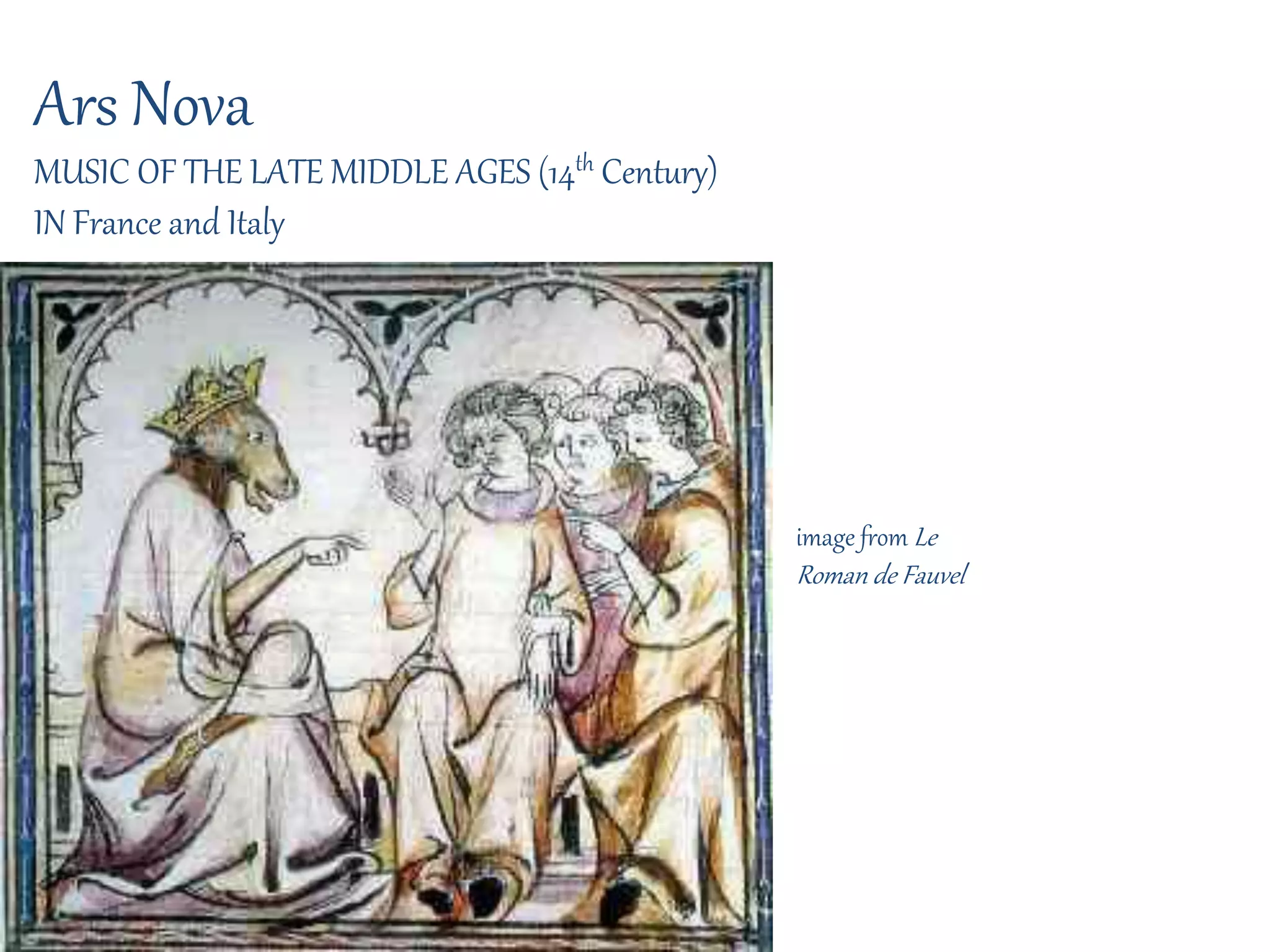 Power point 5: Ars Nova | PPTX