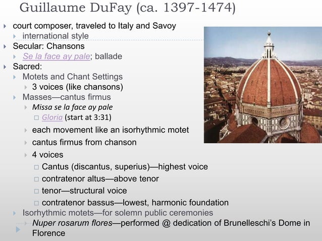 Power point 6: First Generation Renaissance Vocal Polyphony | PPTX