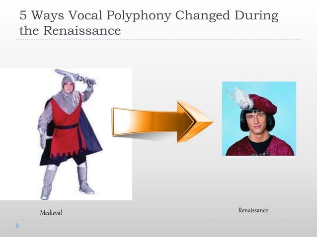 Power point 6: First Generation Renaissance Vocal Polyphony | PPTX