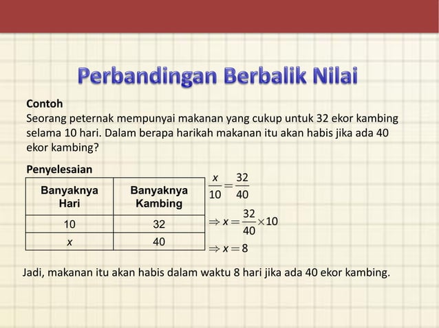 PowerPoint perbandingan MATERI kelas VII | PDF