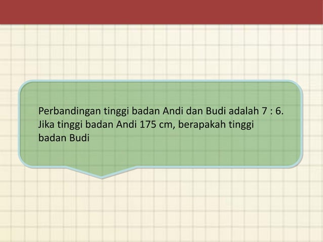PowerPoint perbandingan MATERI kelas VII | PDF