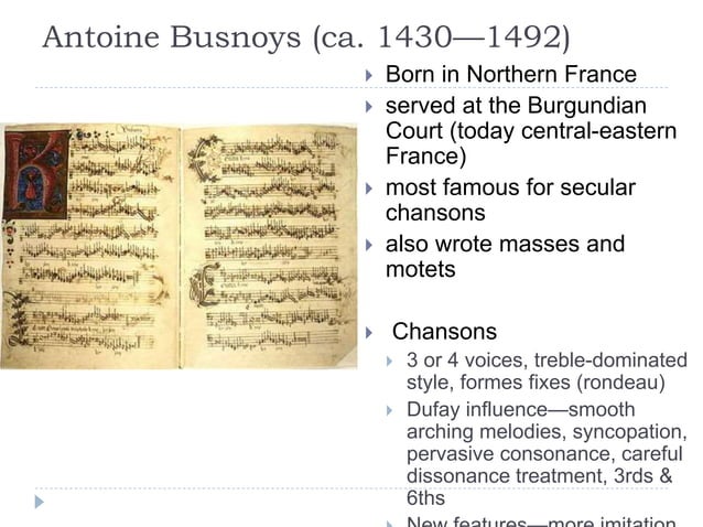 Power point 7: Second and Third Generation Renaissance Vocal Polyphony ...