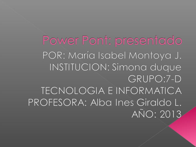 Power point 7d | PPT