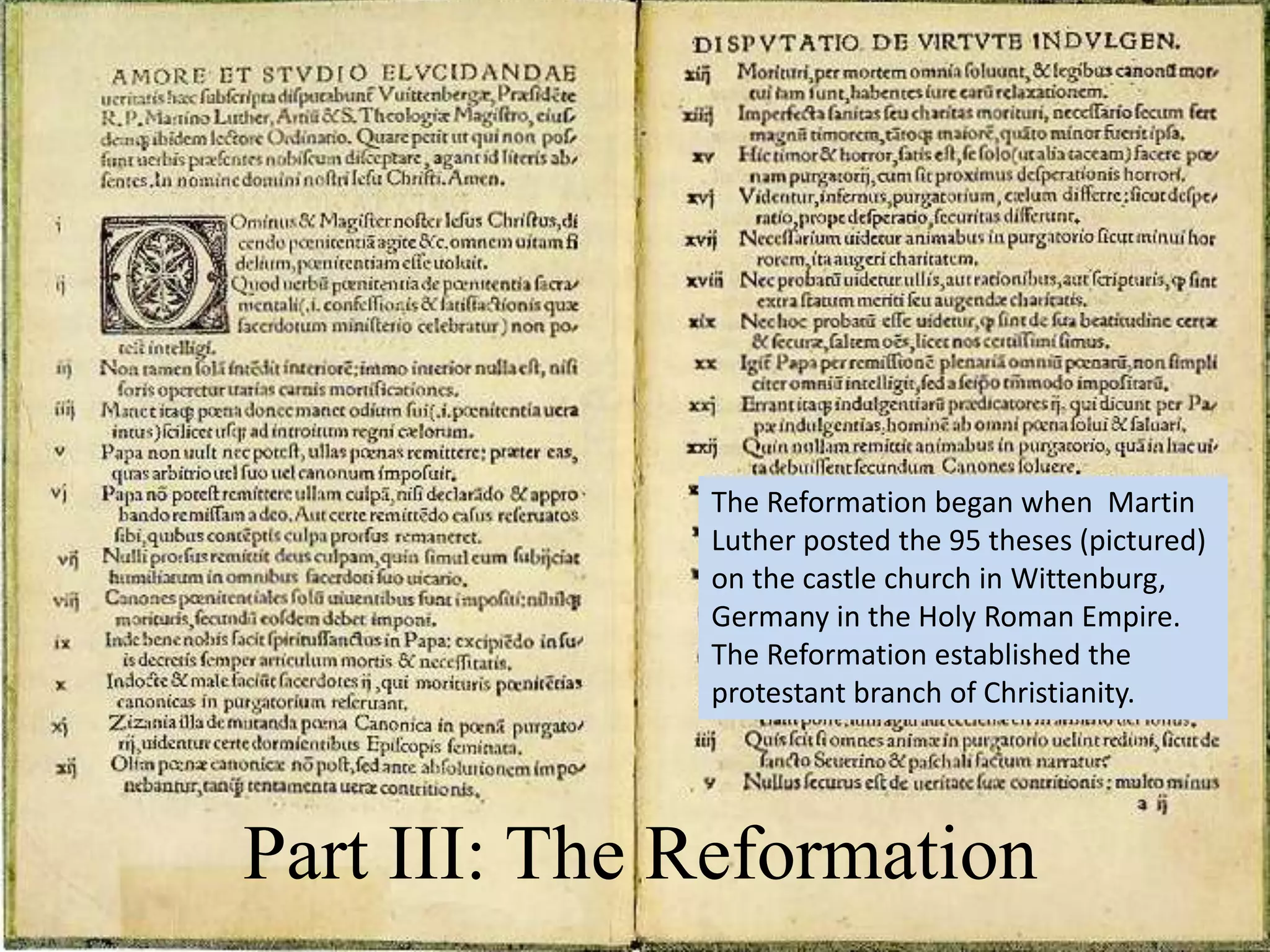 Power point 8: Music of the Reformation | PPT