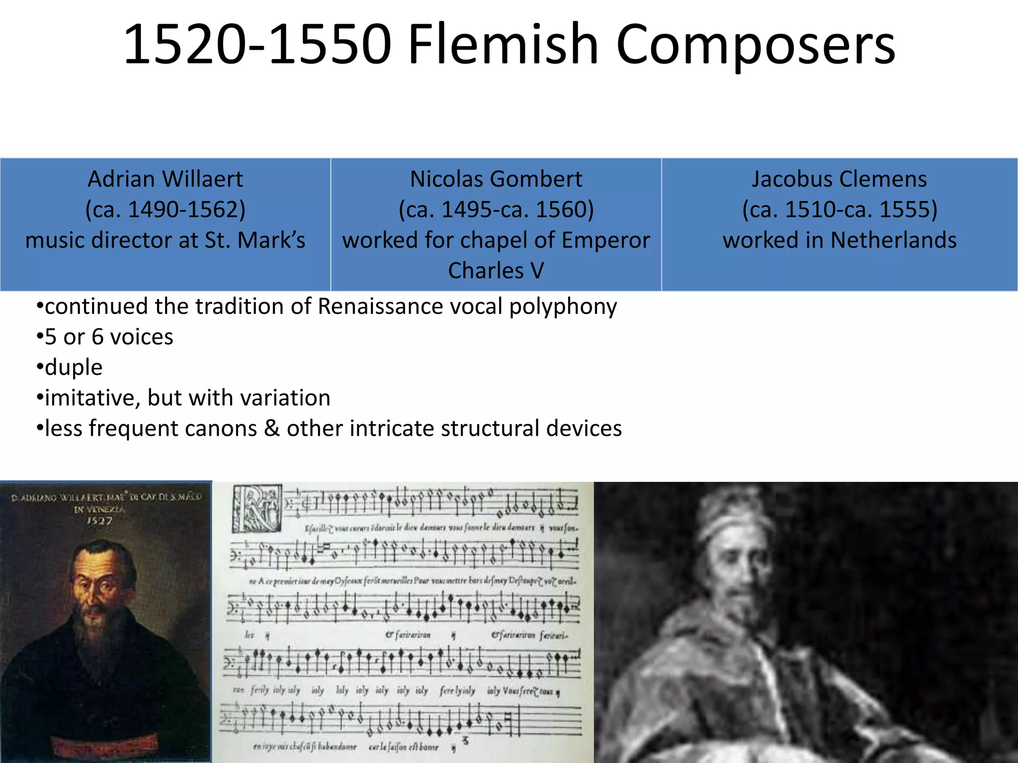 Power point 8: Music of the Reformation | PPT