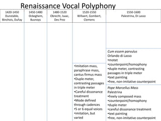 Power point 8: Music of the Reformation | PPTX