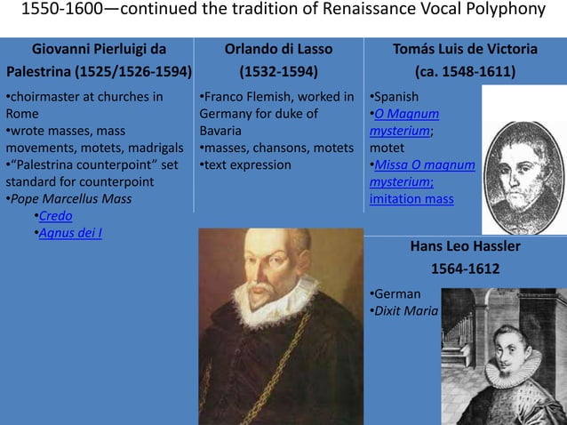 Power point 8: Music of the Reformation | PPT