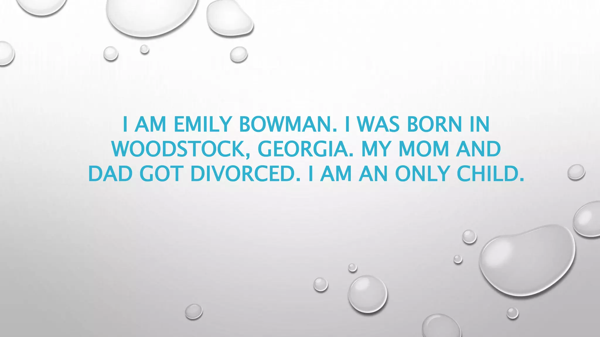 Powerpoint about myself | PPT