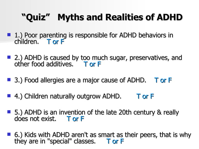 Powerpoint ADHD by Diane | PPT