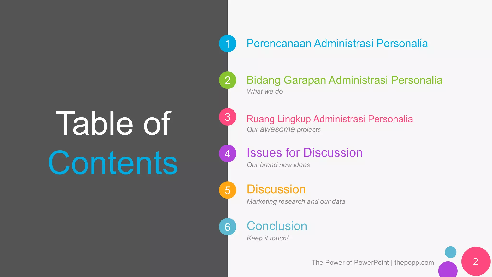 Administrasi Bidang Garapan Personalia Sekolah | PPTX