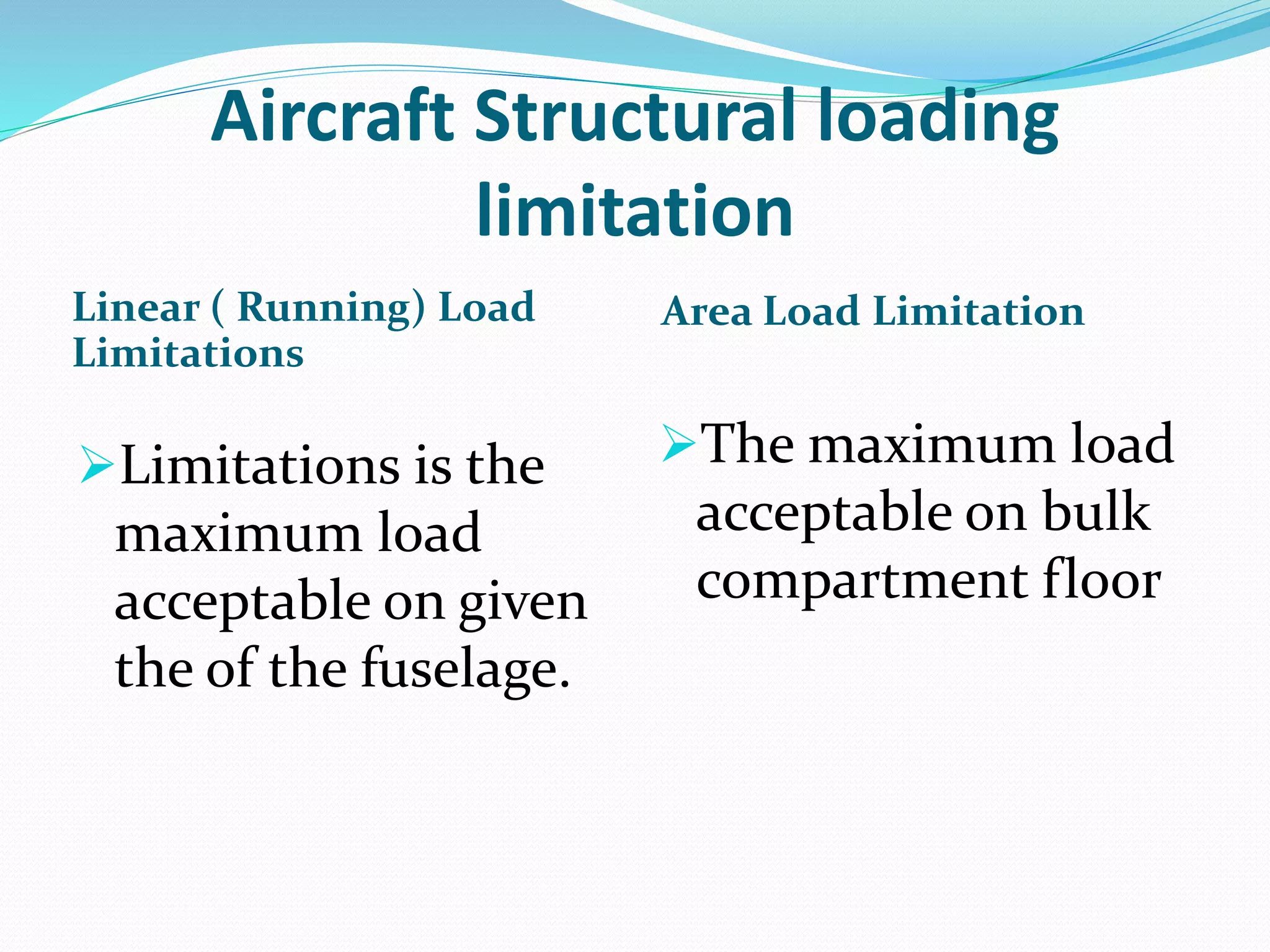 AIRCRAFT WEIGHT AND BALANCE BASIC FOR LOAD CONTROL | PPTX