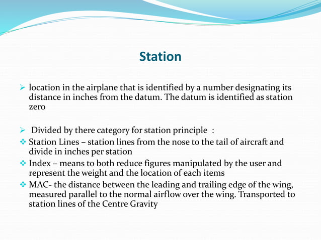 AIRCRAFT WEIGHT AND BALANCE BASIC FOR LOAD CONTROL | PPTX | Air Travel ...