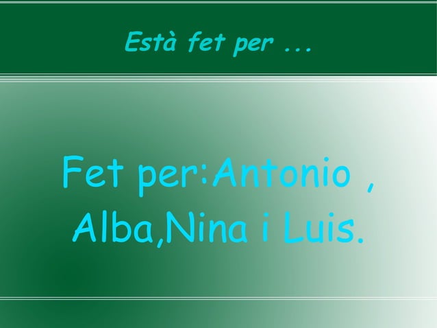 Power point alba | ODP