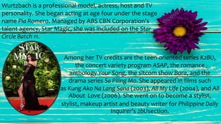 Miss Universe 2015 Pia Alonzo Wurtzbach | PPT