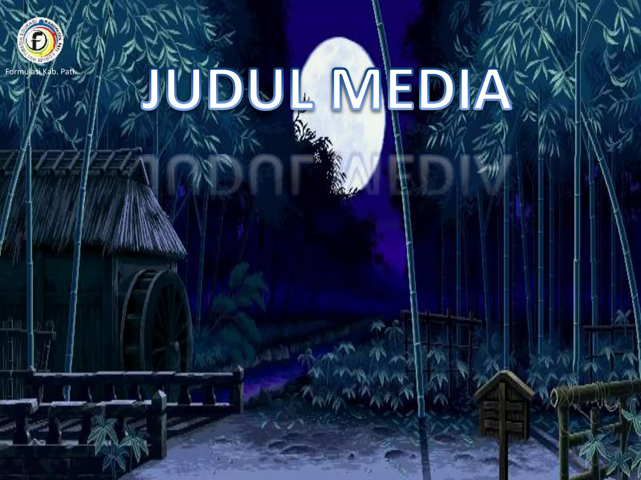 Power point animasi suasana desa 03 | POTX