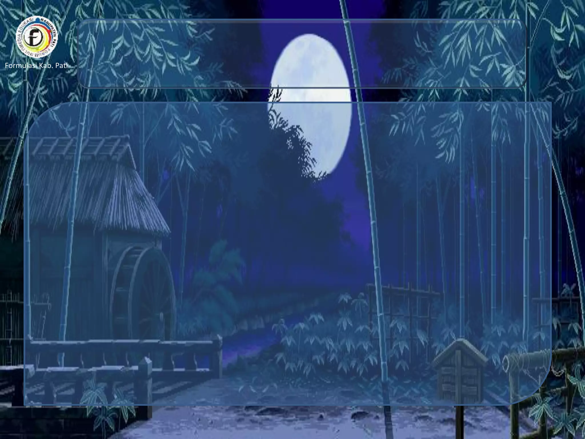 Power point animasi suasana desa 03 | POTX