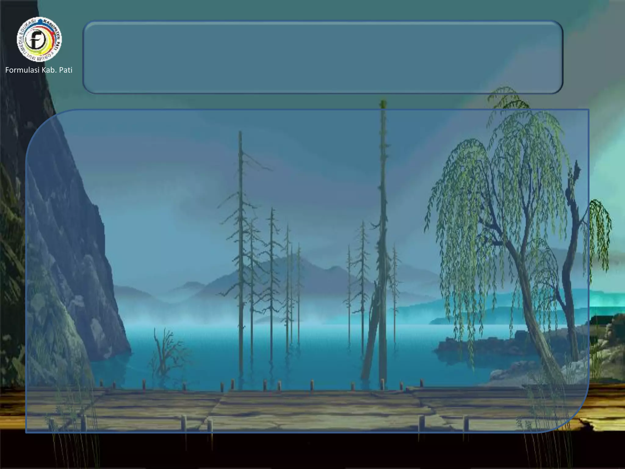 Power point animasi suasana desa 04 | POTX