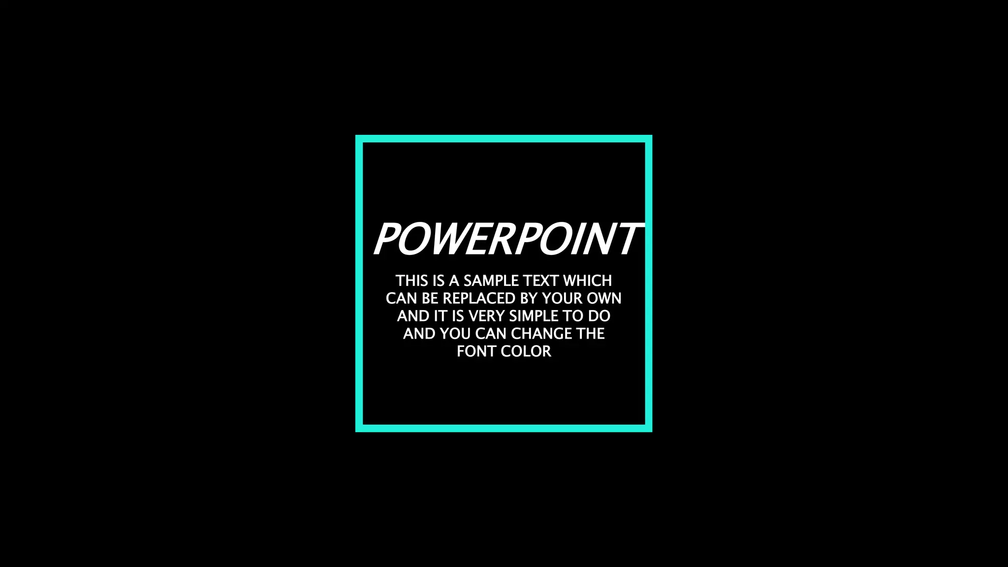 PowerPoint Animated Text Typography by PowerPoint School.pptx | Free ...