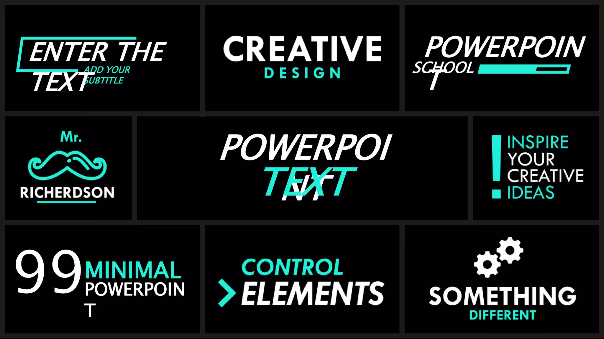 PowerPoint Animated Text Typography by PowerPoint School.pptx | Free Download